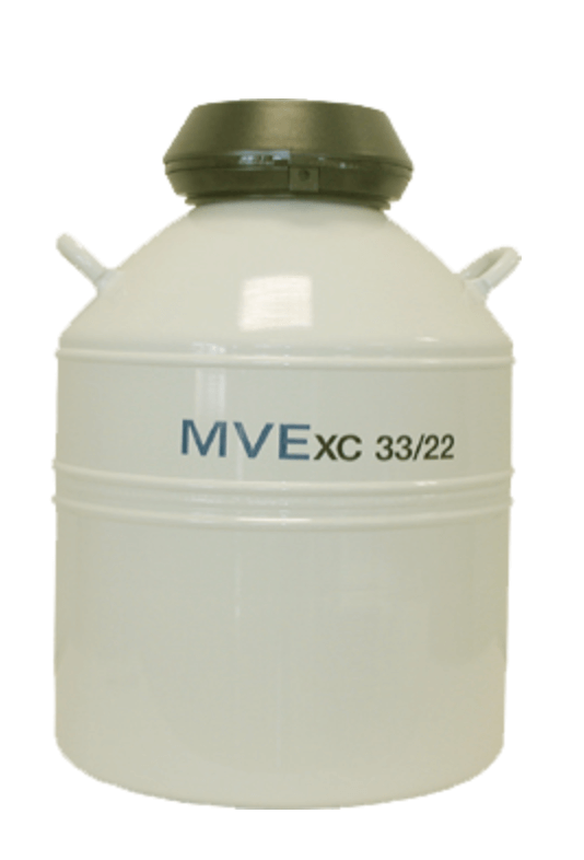 MVE XC 33/22 Cryogenic Freezer with (6) 11″ Canisters (Capacity: 360 x ...