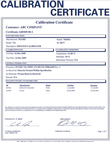 Calibration Certificates for RKI Single Gas Personal Monitors – IVF Store