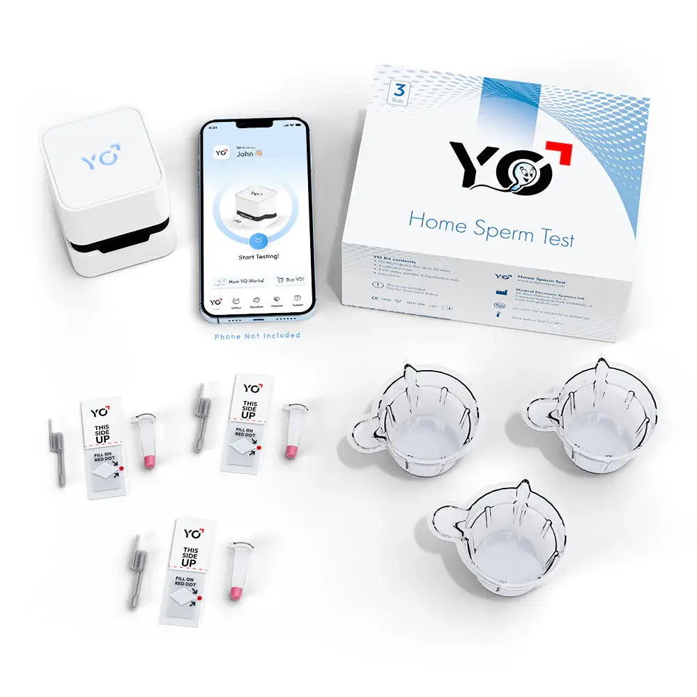 YO Home Sperm - 3 Test Kit | at-Home Fertility Test Kit for Men – IVF Store