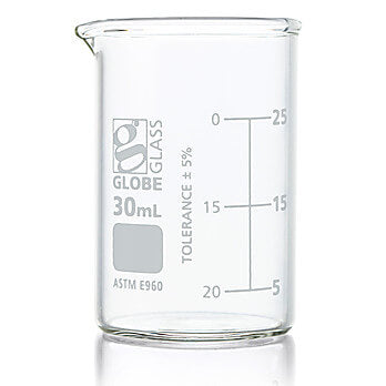 Beaker, Globe Glass, Low Form Griffin Style – IVF Store