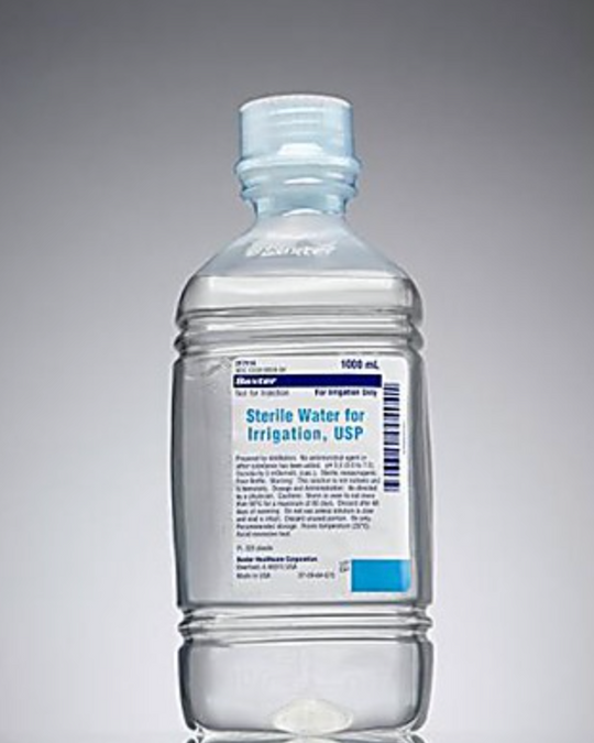 Baxter Sterile Water for Irrigation, USP – IVF Store